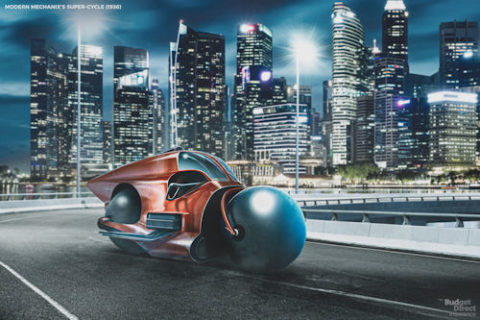 On the Shoulders of Giants: Retro art and imagining future transportation