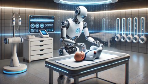 The Turing Test for Humanoid Robots: Changing an Infant's Dirty Diaper